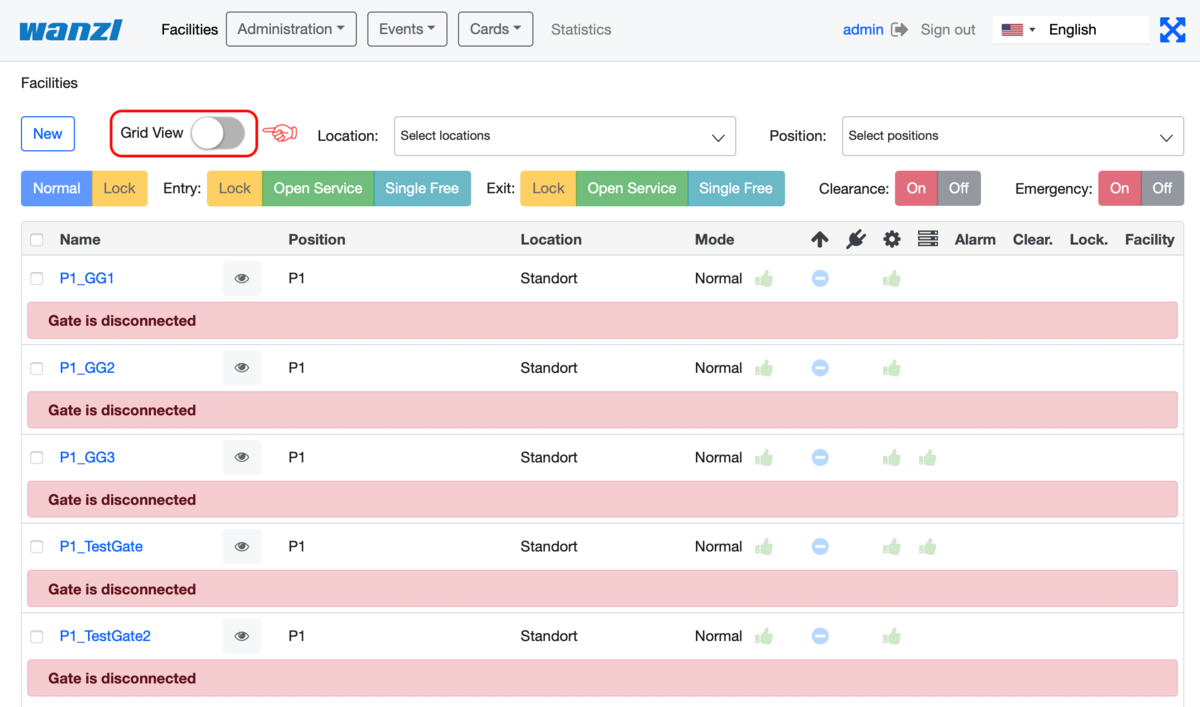 Wanzl Access Manager ~ Management Dashboard – Maxcrc MediaWiki
